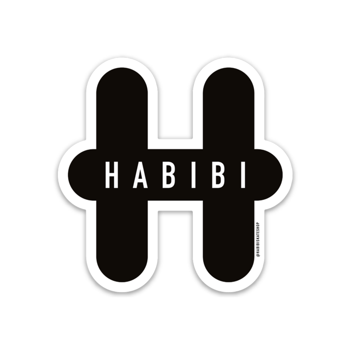 Habibi - Die Cut 3" x 3" – Habibi Skate Shop